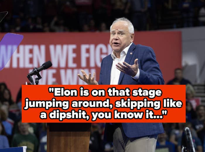 Tim Walz Roasts Elon Musk