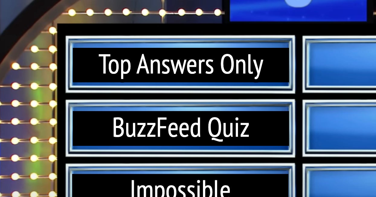 Guess Top Family Feud Answers