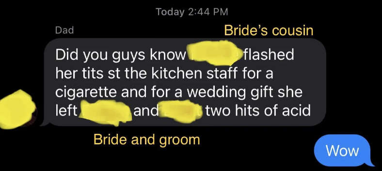 37 Terrible Wedding Guests