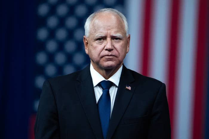 Tim Walz Slams Tony Hinchcliffe's Puerto Rico Comment At Donald Trump's ...