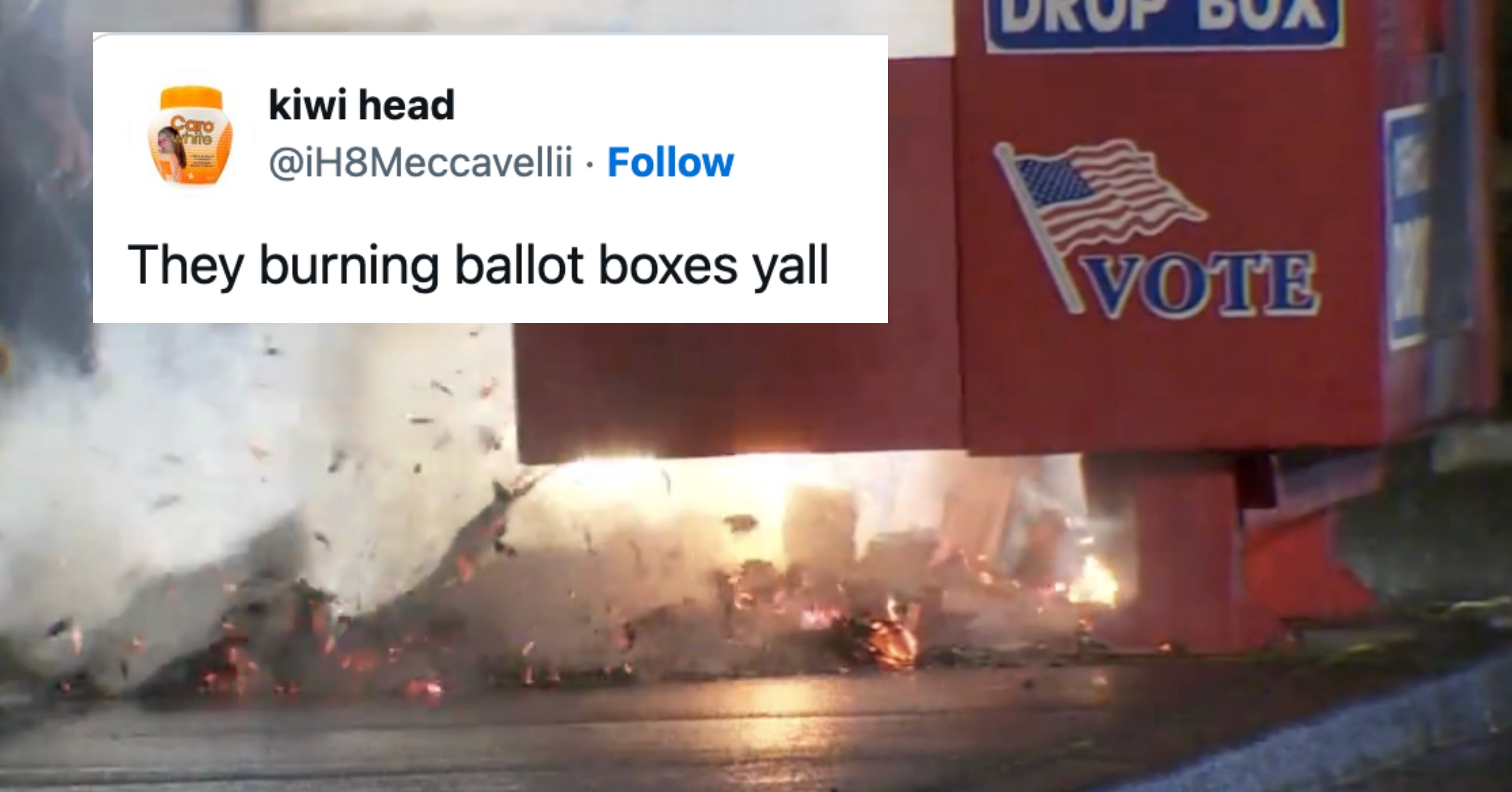 Viral Burning Ballot Box Video