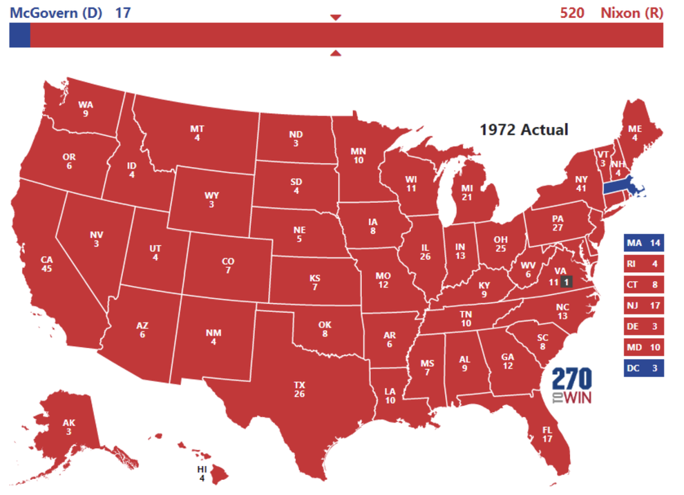 12 Historical US Election Maps That Seem Unreal In 2024