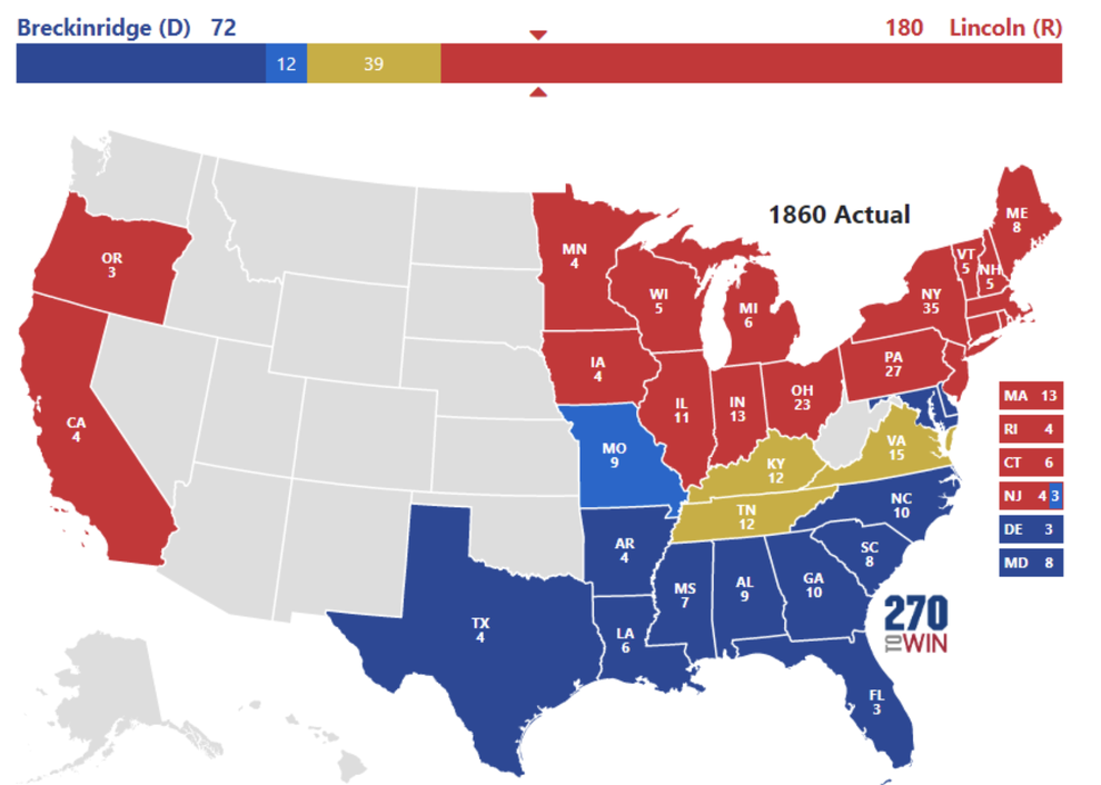 12 Historical US Election Maps That Seem Unreal In 2024
