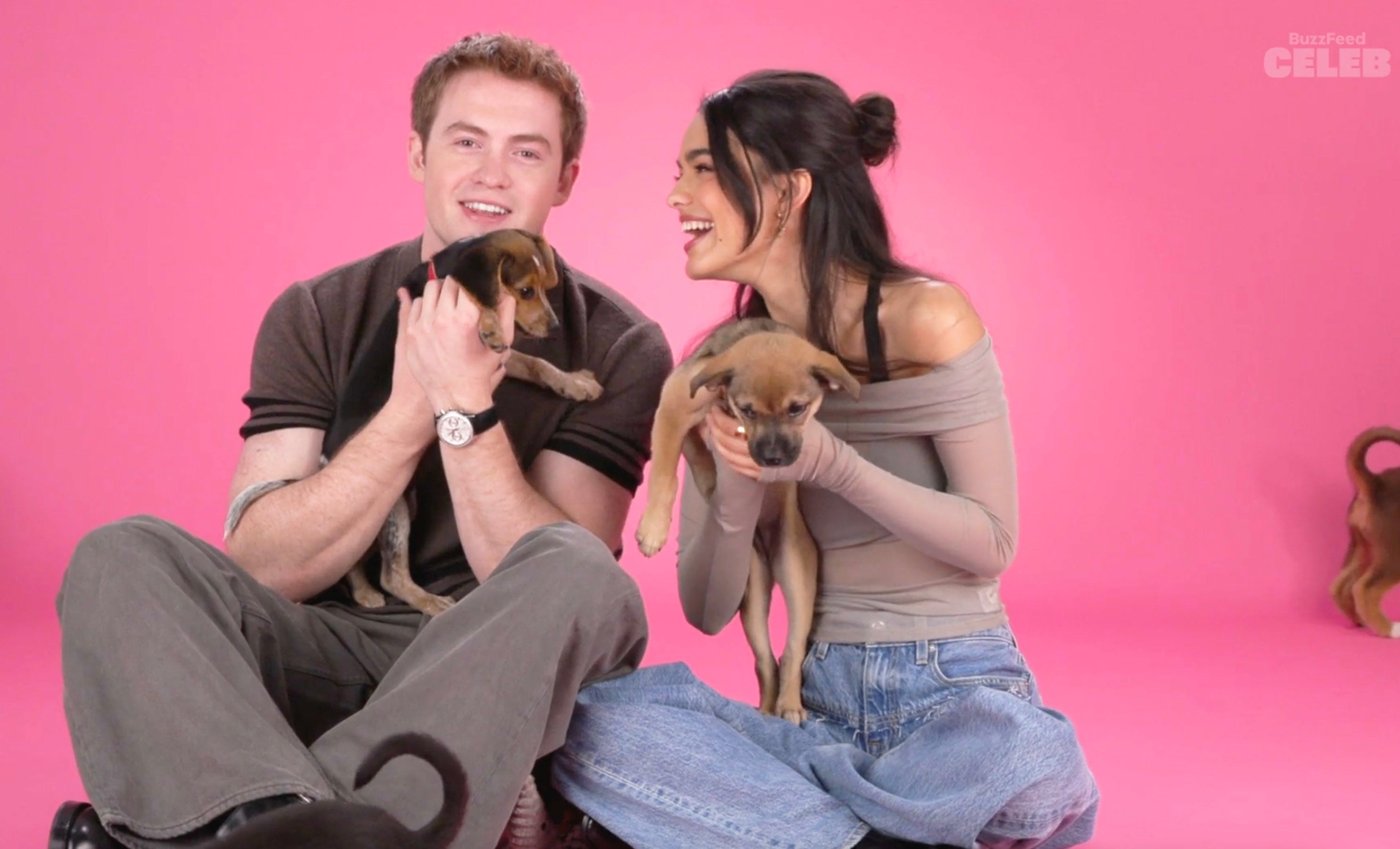 Rachel Zegler And Kit Connor Puppy Interview