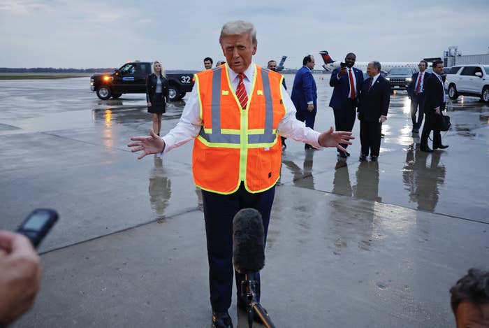Donald Trump Dressing Up Like A Garbage Man Is Going Viral