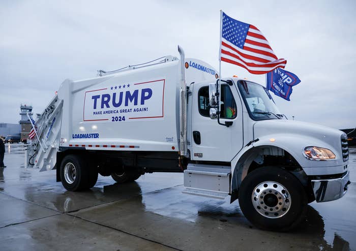 Donald Trump Dressing Up Like A Garbage Man Is Going Viral