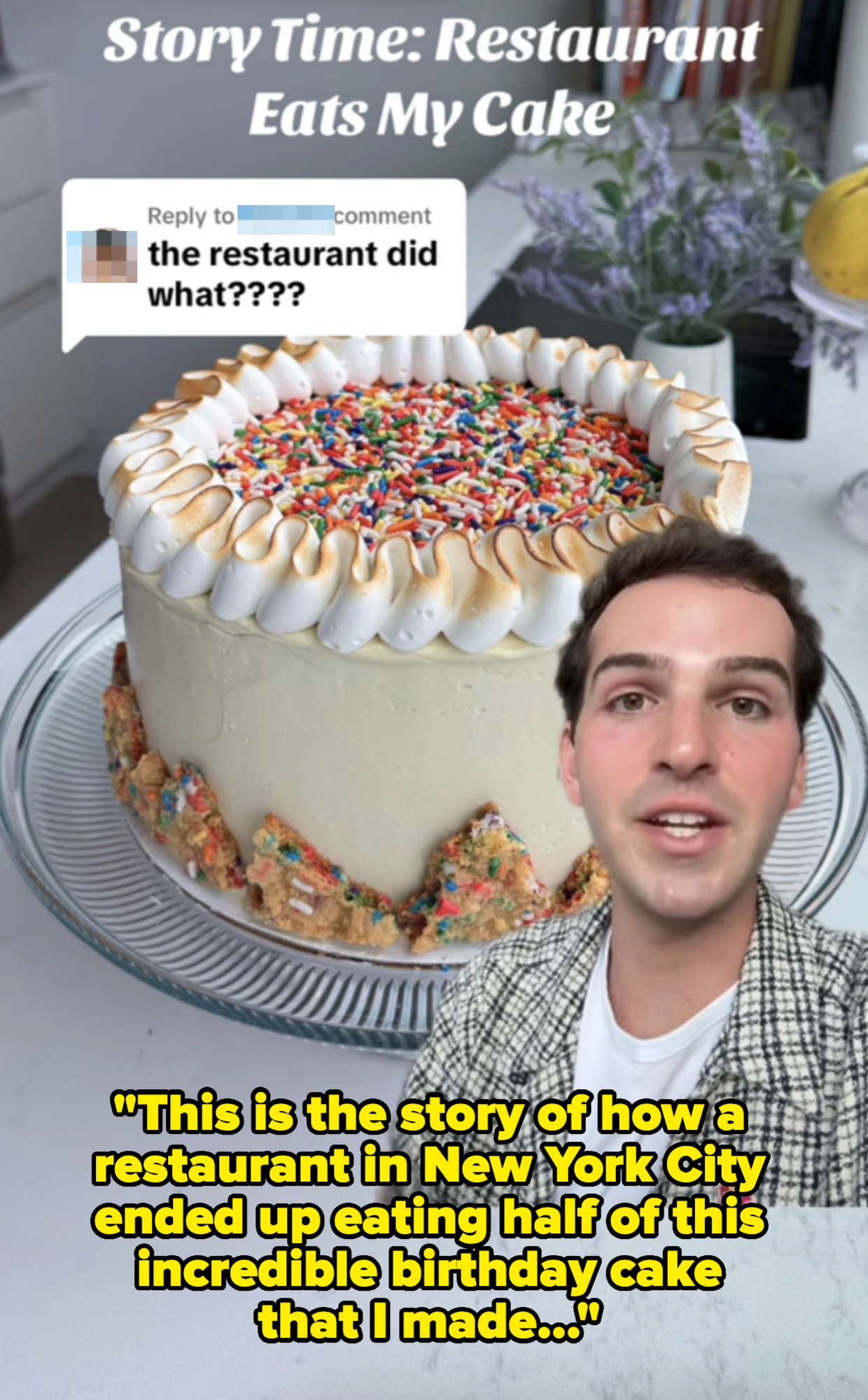 Viral TikToker Accuses NYC Restaurant Of Stealing Cake