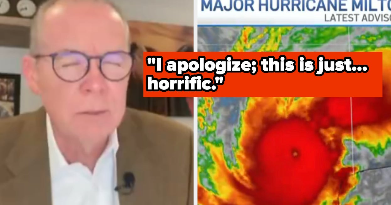 Meteorologist Emotional On Air During Milton Hurricane