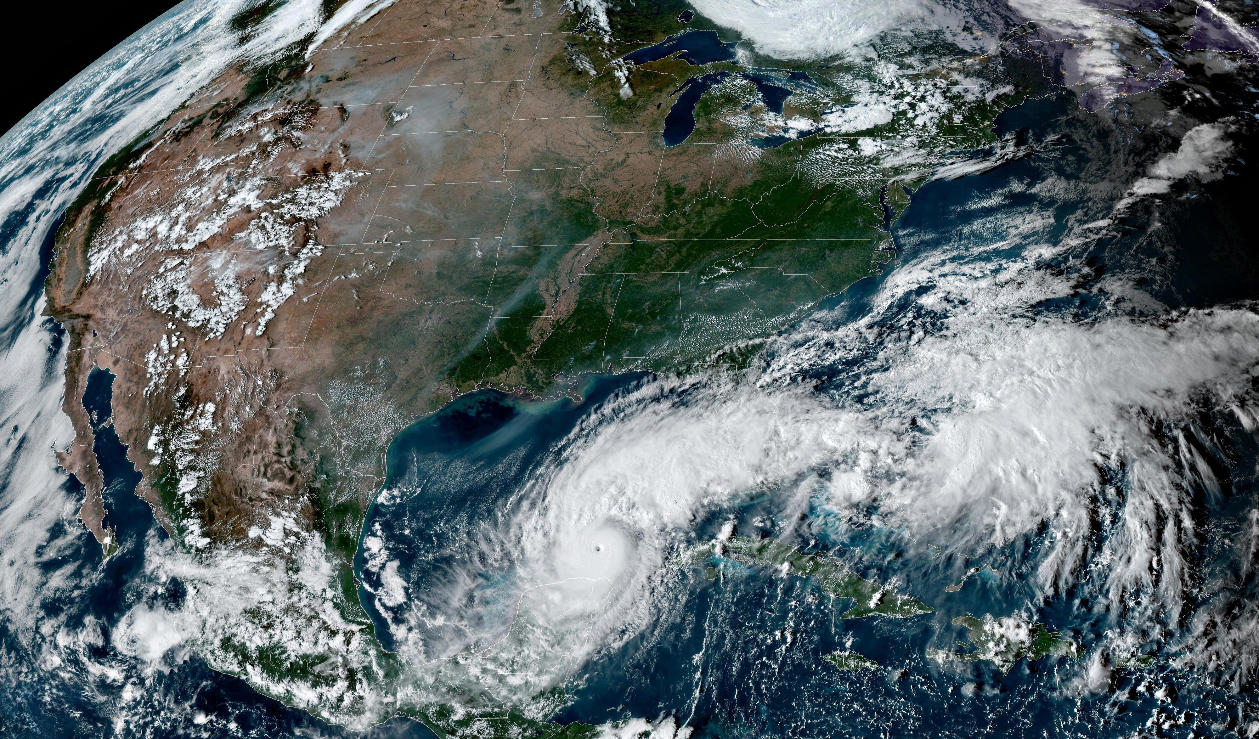 13 Absolutely Terrifying Pictures Of Hurricane Milton From Space That ...