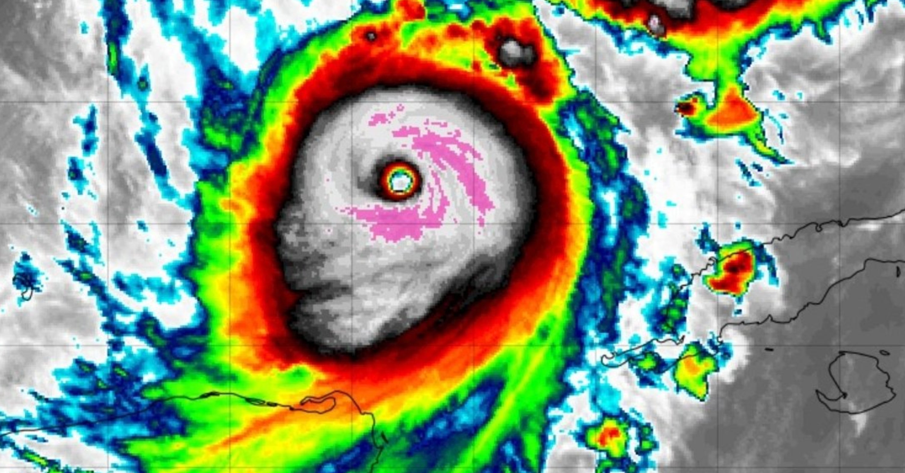 Hurricane Milton's Eerie Resemblance To A Skull Has People Spooked