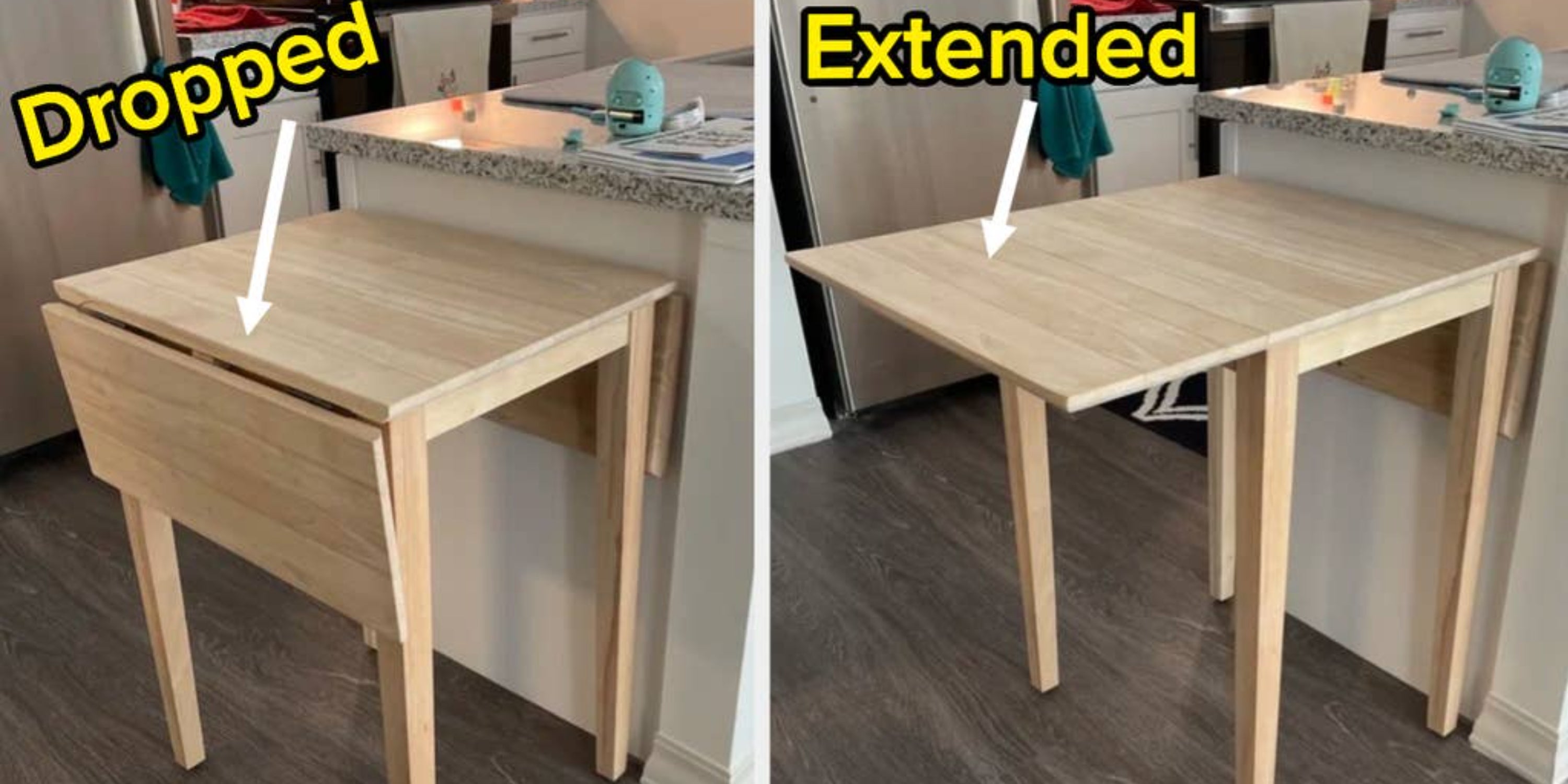 very small dining table