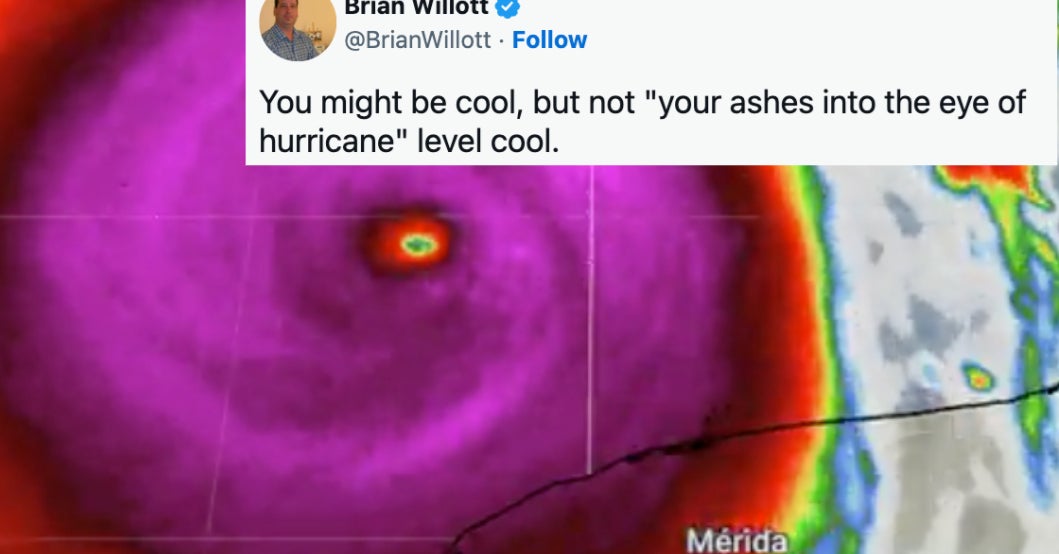 A Scientist's Ashes Were Dropped In The Eye Of Hurricane Milton