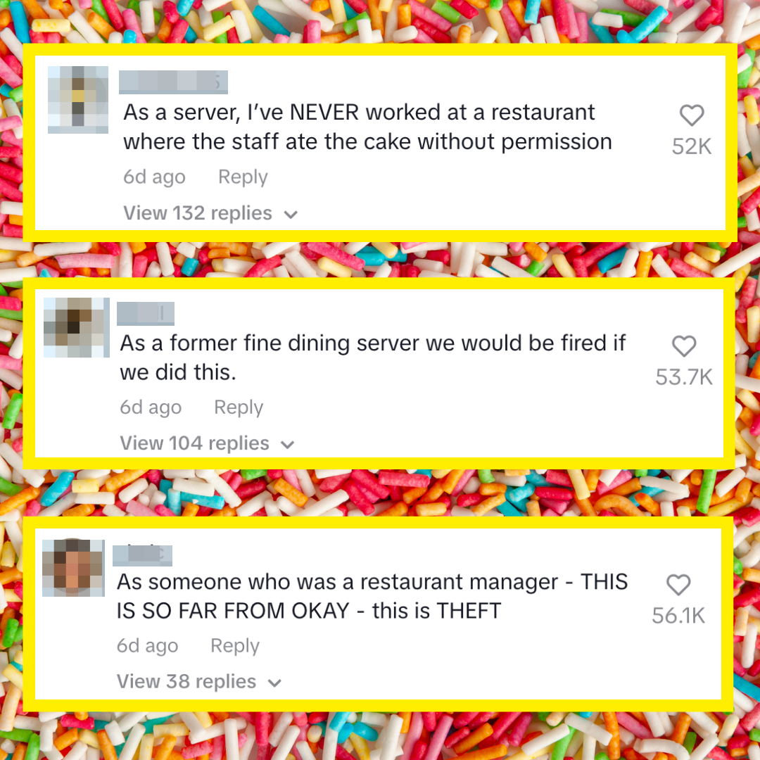 Viral TikToker Accuses NYC Restaurant Of Stealing Cake