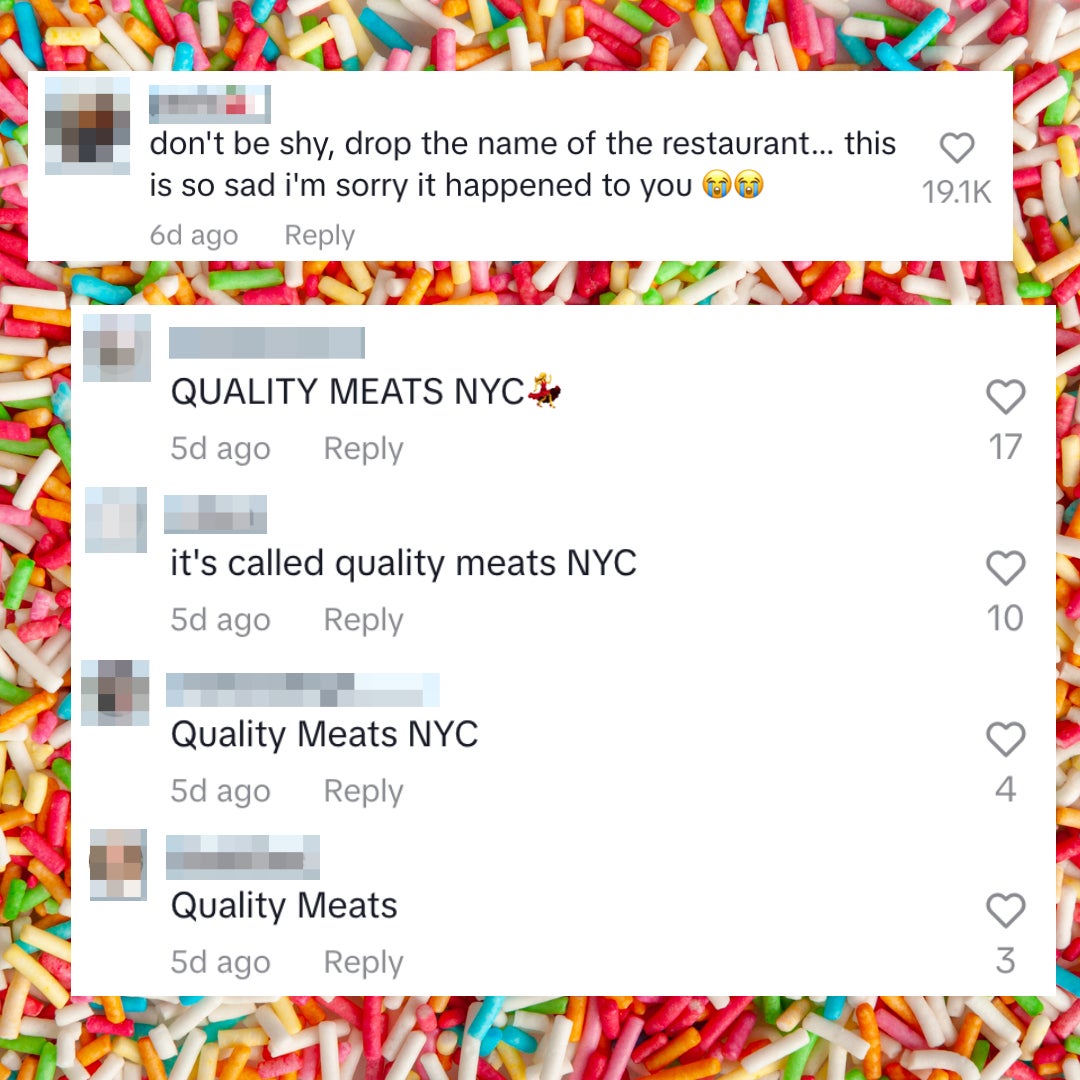 Viral TikToker Accuses NYC Restaurant Of Stealing Cake