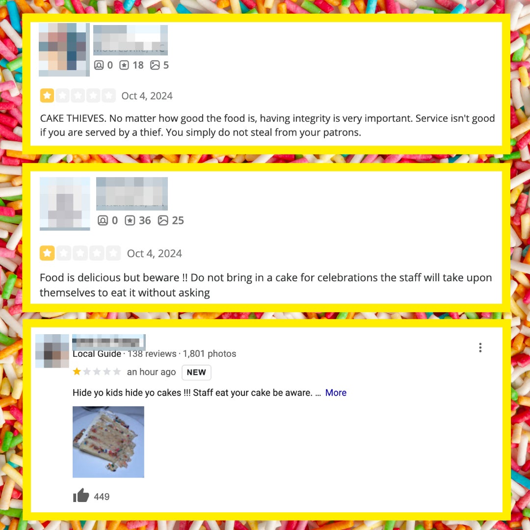 Viral TikToker Accuses NYC Restaurant Of Stealing Cake