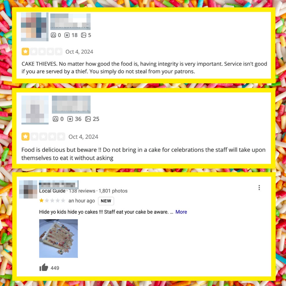 Viral TikToker Accuses NYC Restaurant Of Stealing Cake