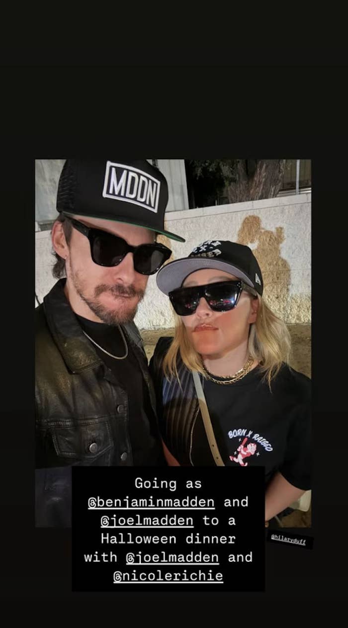 joel madden hilary duff tattoo