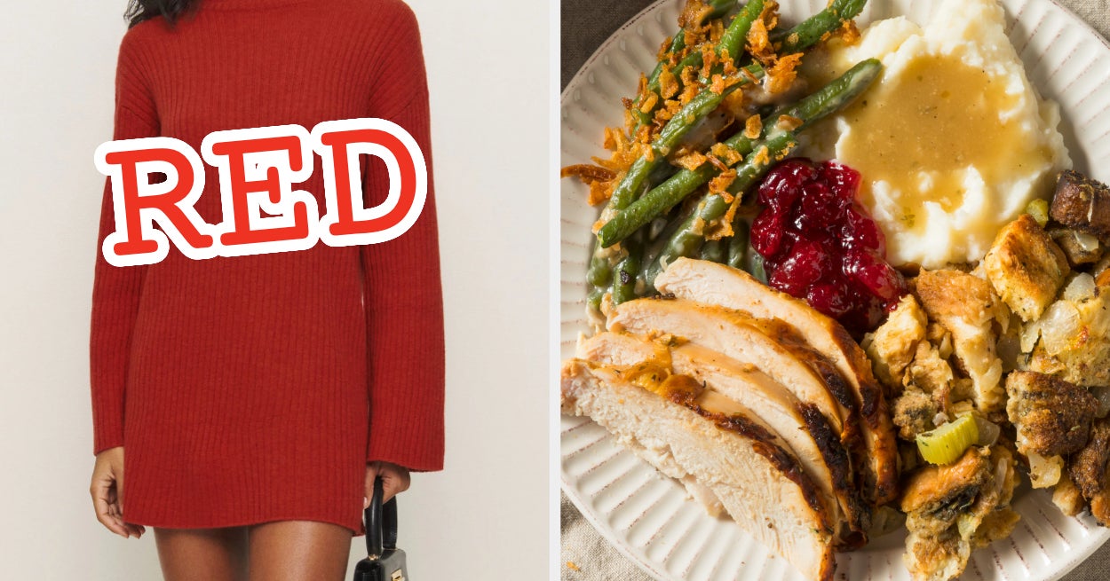 Food Quiz: Eat Thanksgiving Food See Fall Color You Are