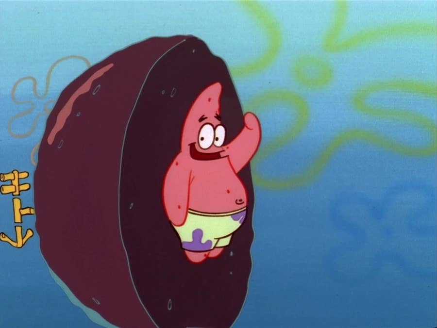 Patrick Star Screaming Face