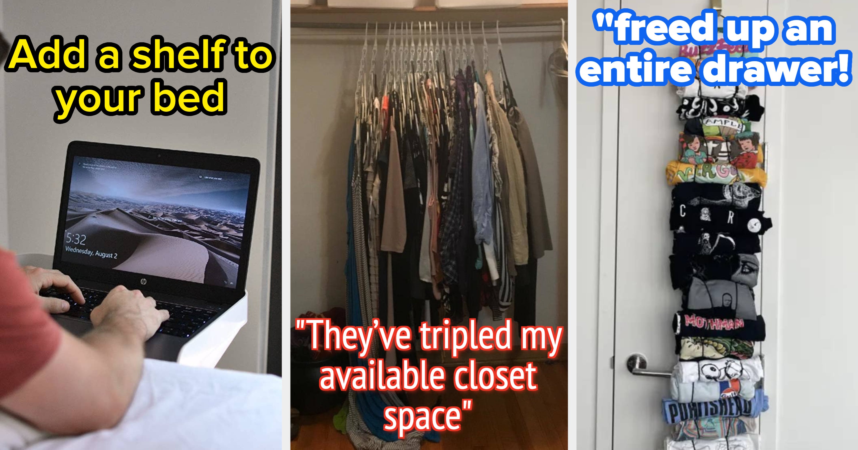 29 Products If Your Bedroom Has Zero Storage Space