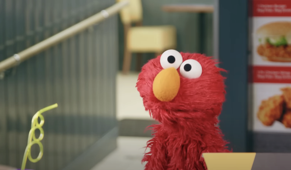 Elmo Chicken Shop Date With Amelia Dimoldenberg