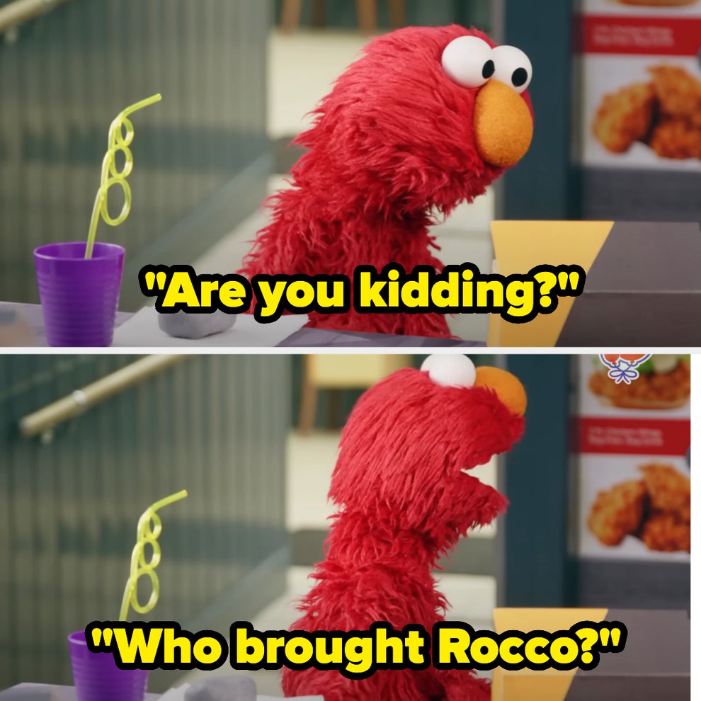 Elmo's Chicken Shop Date Interrupted By Rocco
