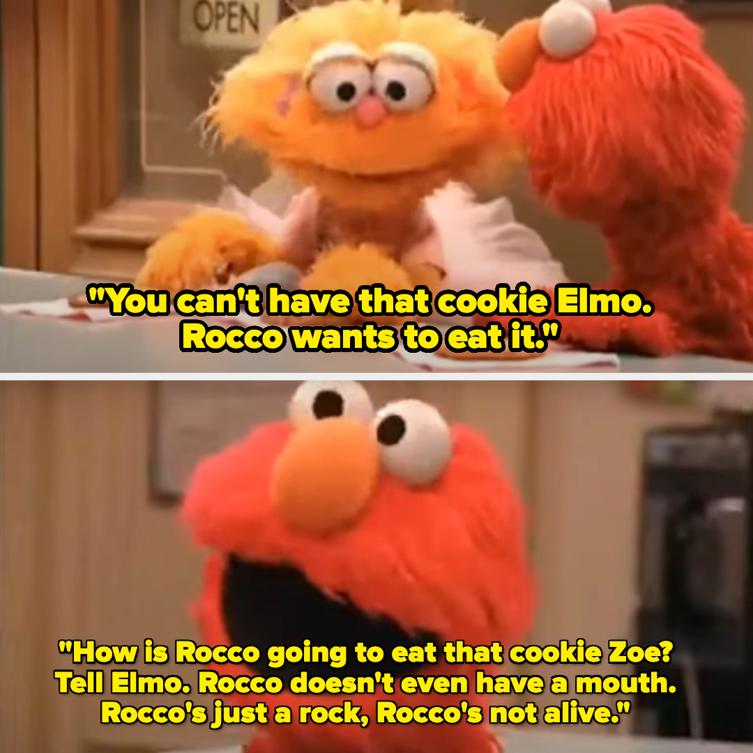 Elmo's Chicken Shop Date Interrupted By Rocco