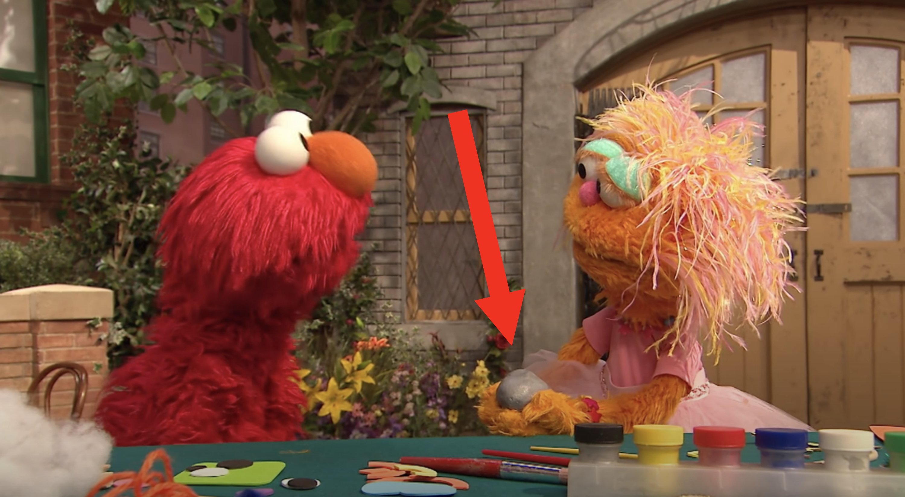 Elmo's Chicken Shop Date Interrupted By Rocco