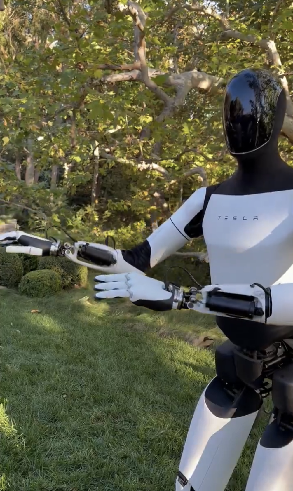 Kim Kardashian Shares Tesla Robot Video