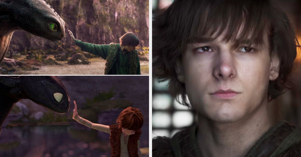 How To Train Your Dragon Live Action Vs Animated Movie First Trailer