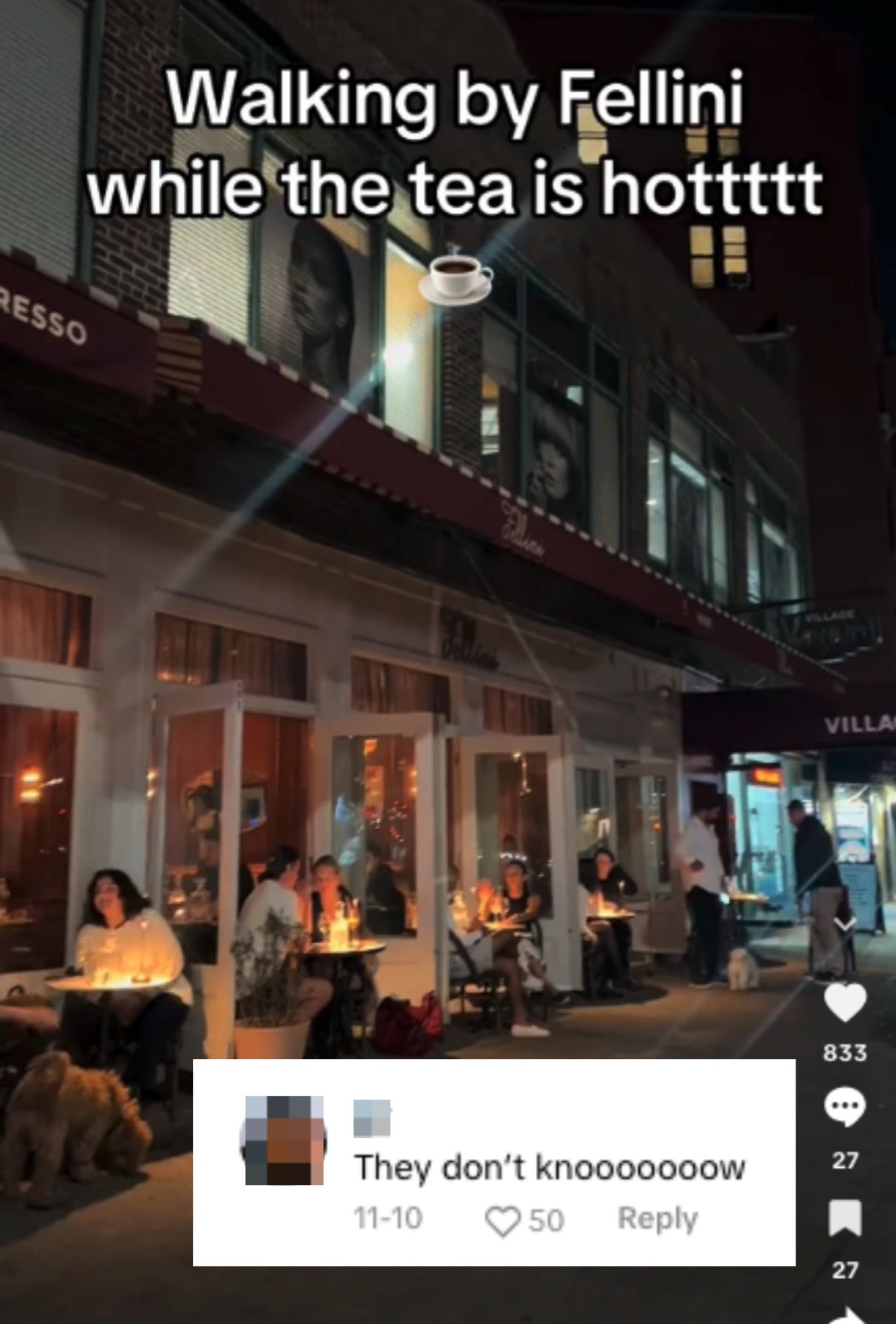 TikToker Alleges Food Safety Violations At Fellini NYC