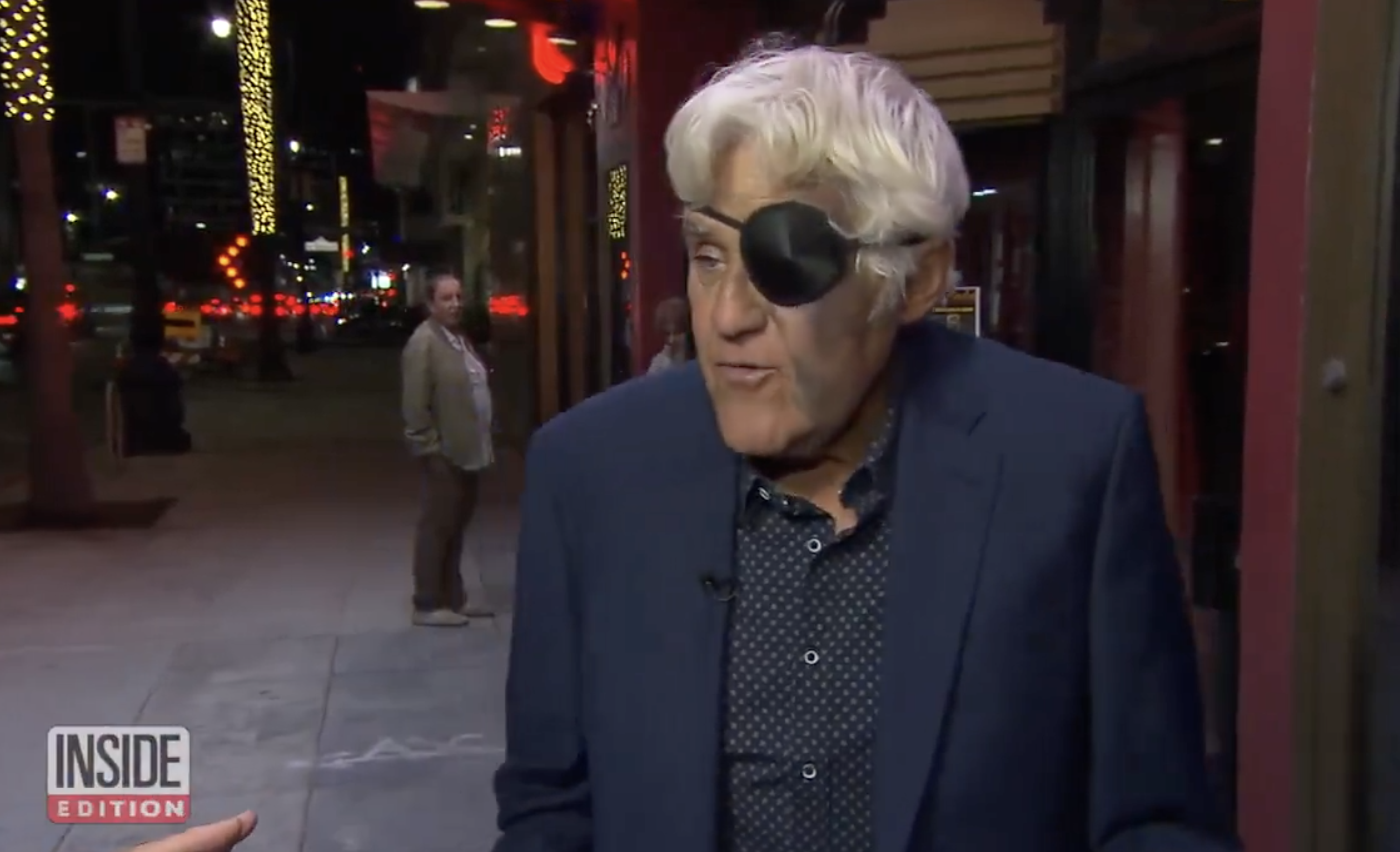 Jay Leno Showed Off His Injuries From Falling Down A 60-Foot Hill