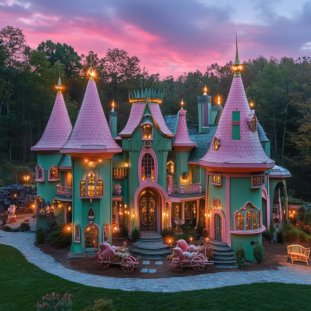 AI Photos Of Wicked Homes In Every US State