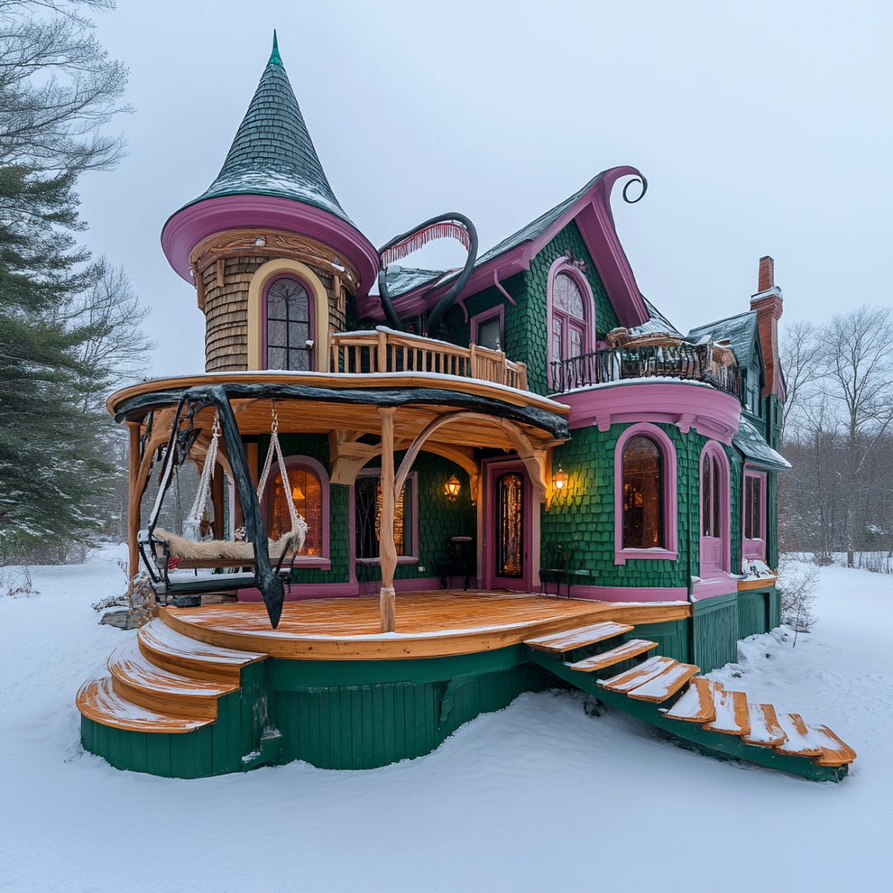 AI Photos Of Wicked Homes In Every US State