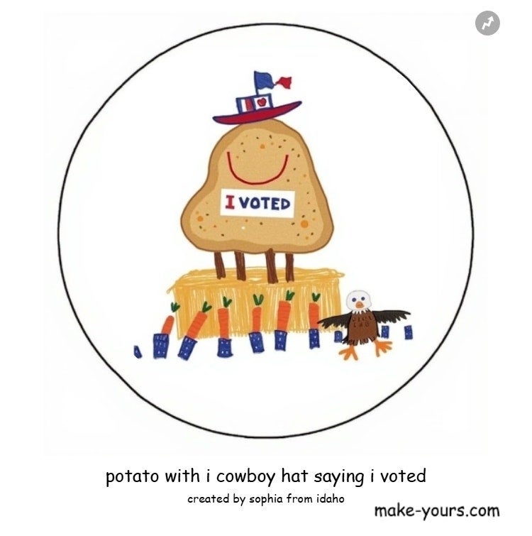 Official Winner of 'I Voted' Sticker Contest Announced