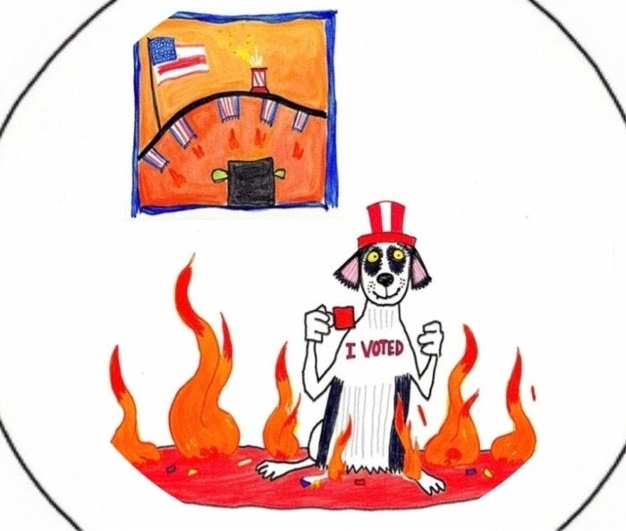 Official Winner of 'I Voted' Sticker Contest Announced