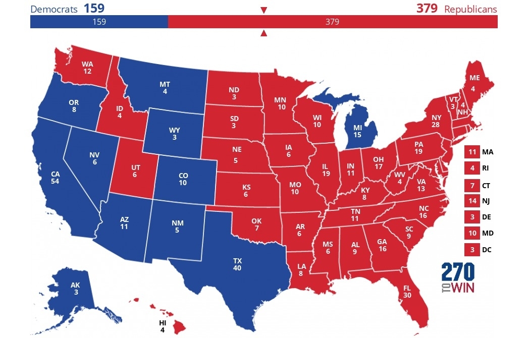 12 Electoral Maps That Show If Kamala Harris Or Donald Trump Will ...