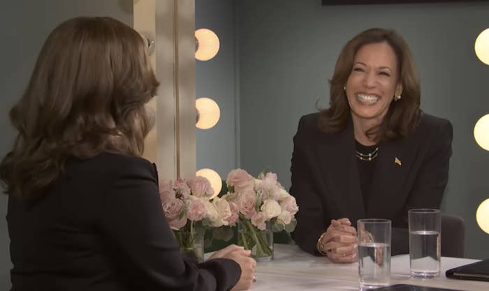 Kamala Harris Jokes About Trump Not Opening Doors In Surprise SNL Cameo