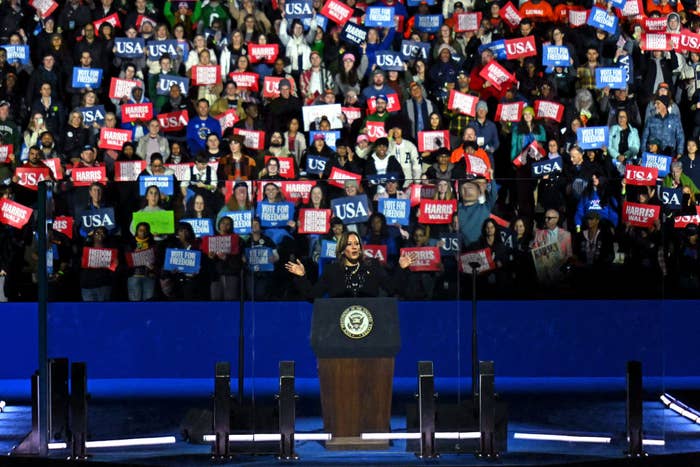 Kamala Harris's Last Rally Crowd Vs. Trump's Last Rally Crowd
