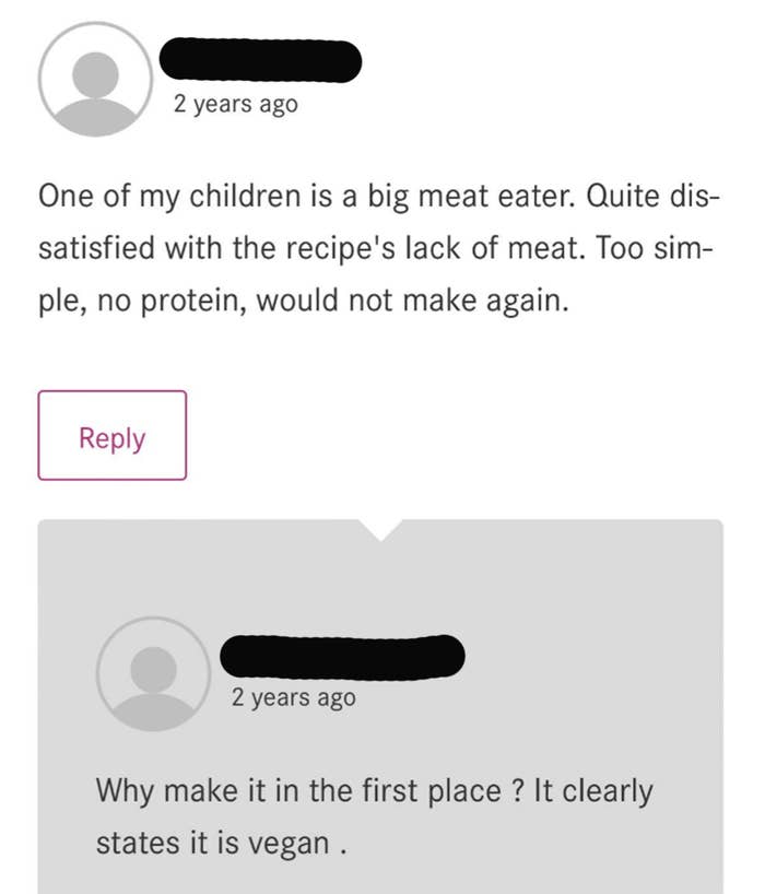 15 Hilarious Negative Reviews On Cooking Websites