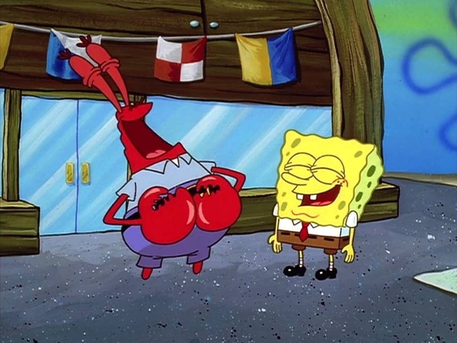 Mr Krabs And Spongebob Talking
