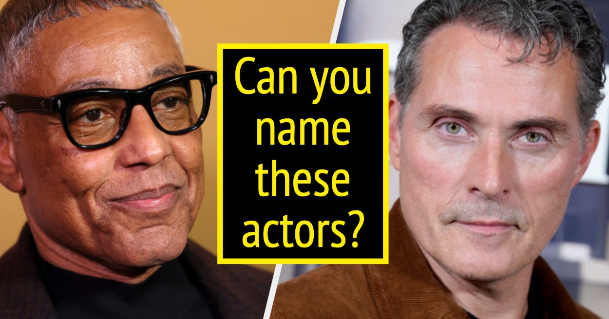 Quiz: Do You Know These Recognizable Actors' Names?