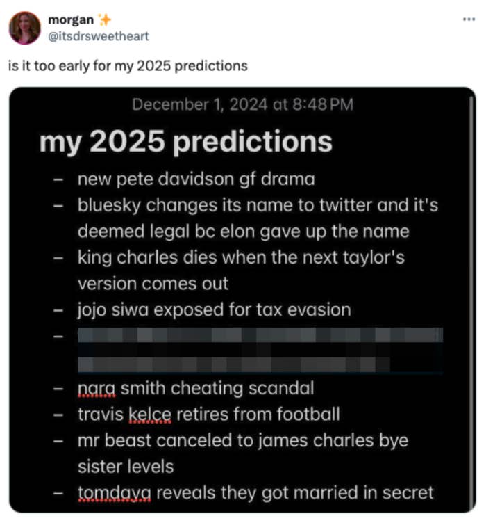 People Predict What Will Happen In 2025