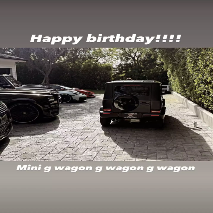 Scott Disick Gifts Son Mason Mini G-Wagon For Birthday