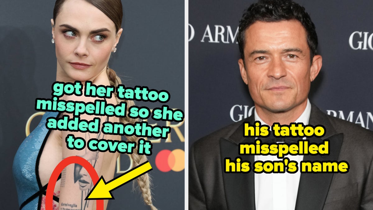 Celebs With Misspelled Tattoos