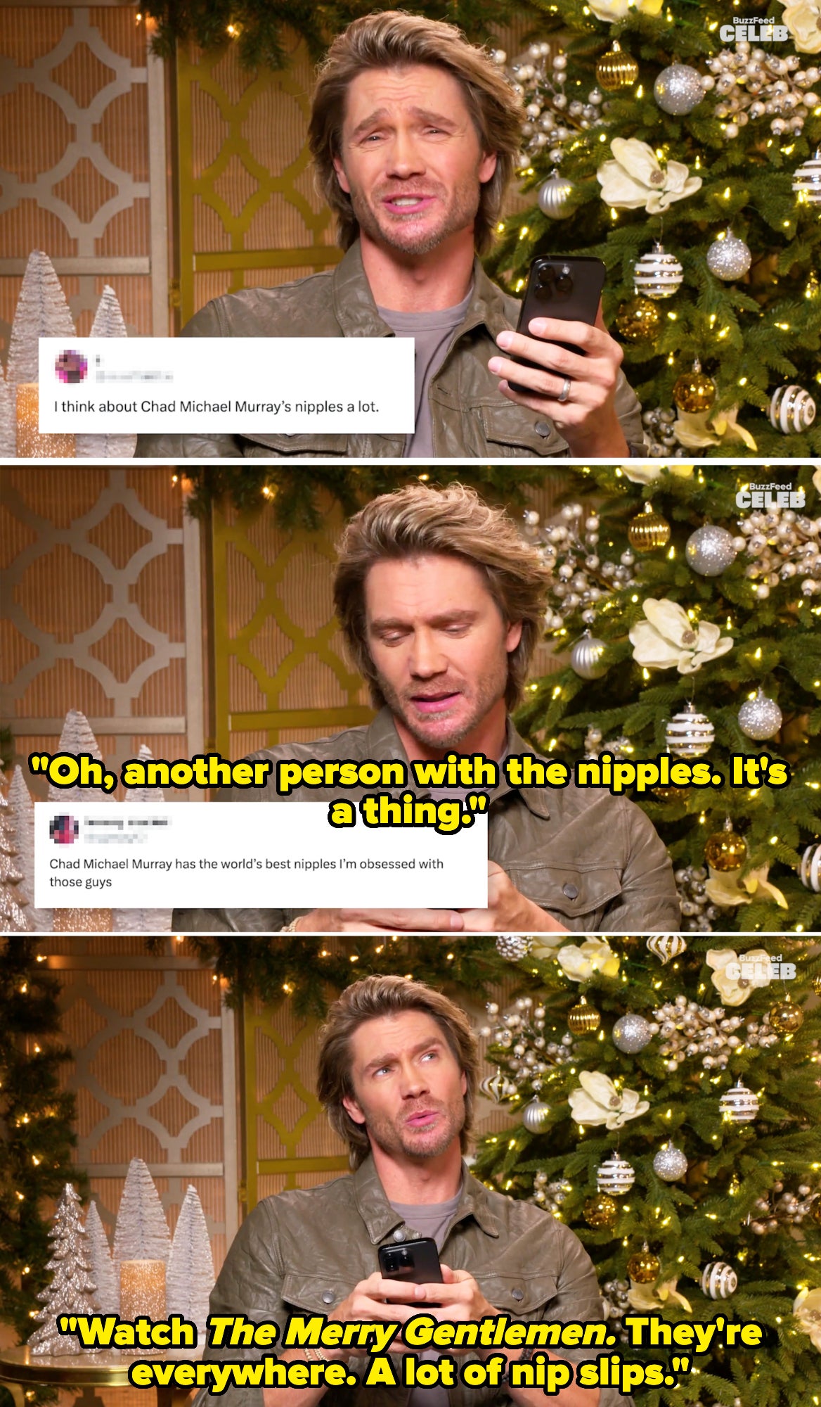 Chad Michael Murray Reacts To Thirst Tweets Part 2