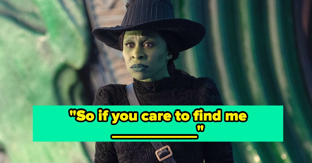 Wicked Defying Gravity Lyrics Quiz