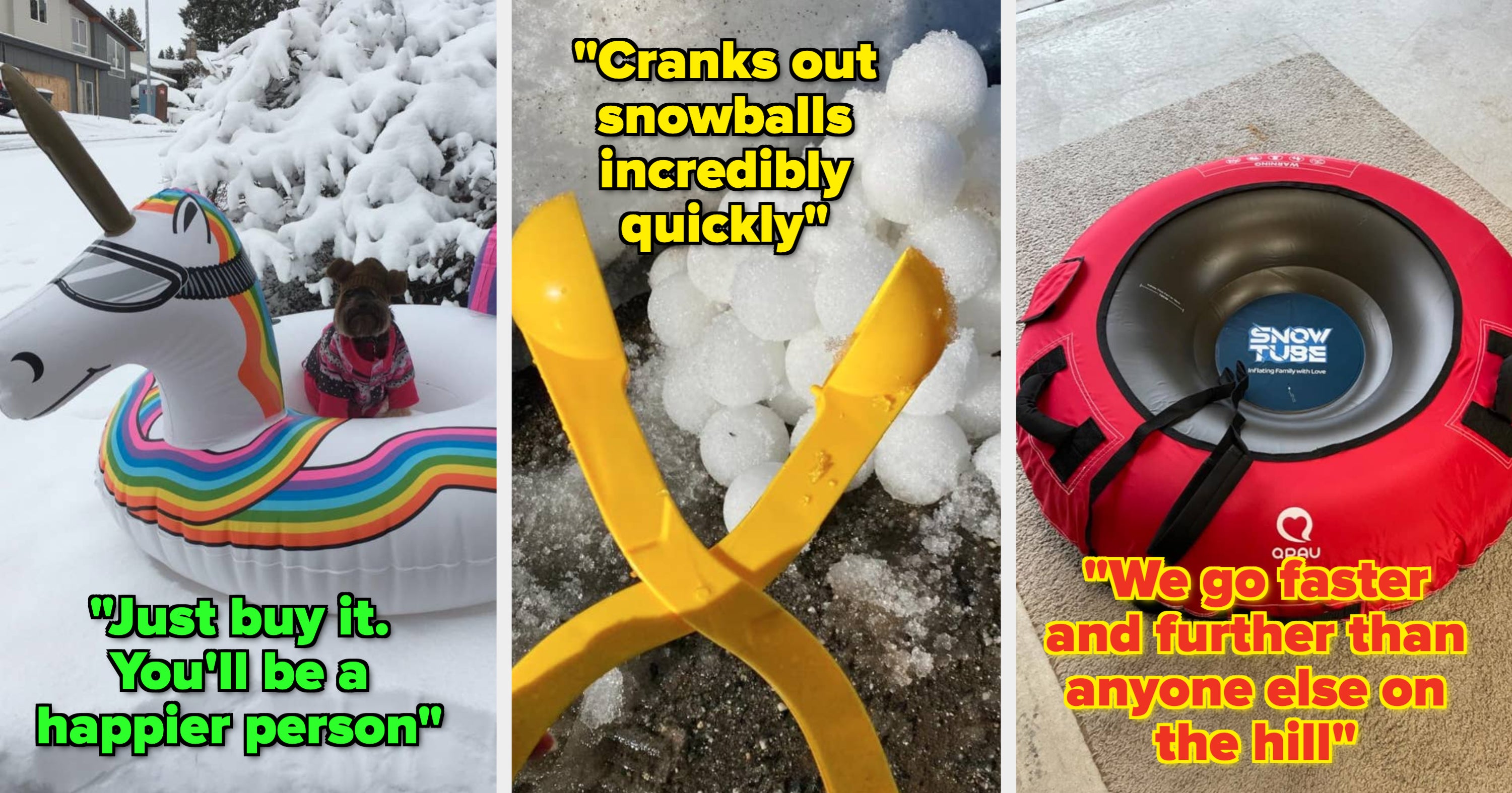 21 Snow Tubes, Sleds And Toys Your Family Will Love