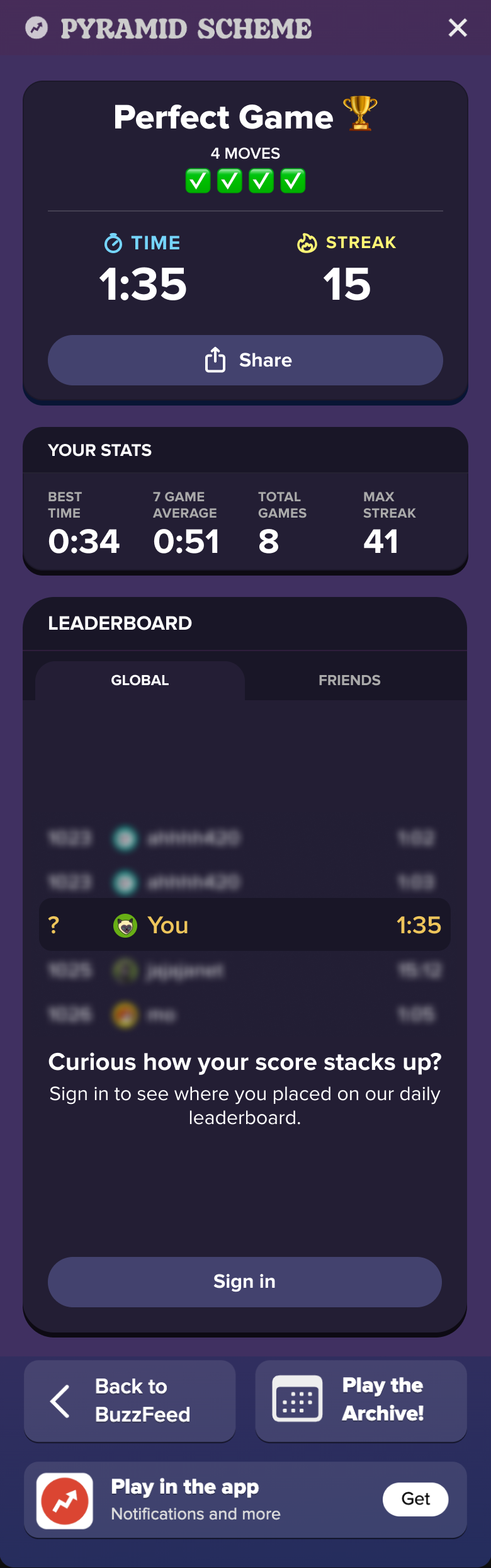 Pyramid Scheme Adds New Leaderboards