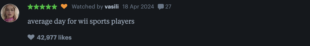 Best Letterboxd Movie Reviews Of 2024